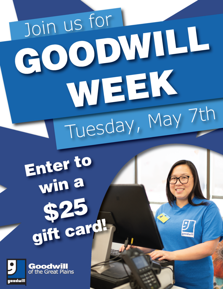 Celebrate Goodwill Week with us!
